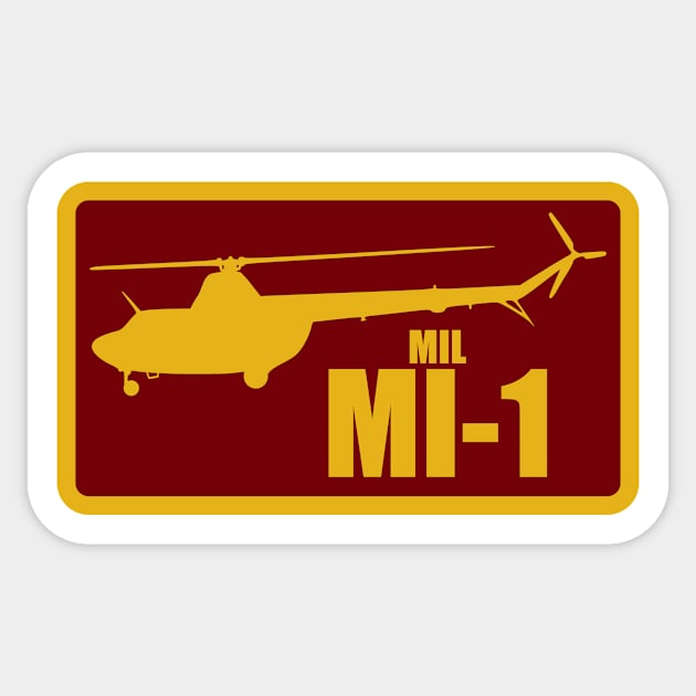 Mil Mi-1 Hare - Soviet Helicopters - Sticker | TeePublic