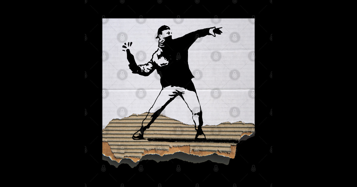 BANSKY art - Graffiti Artist - Sticker | TeePublic