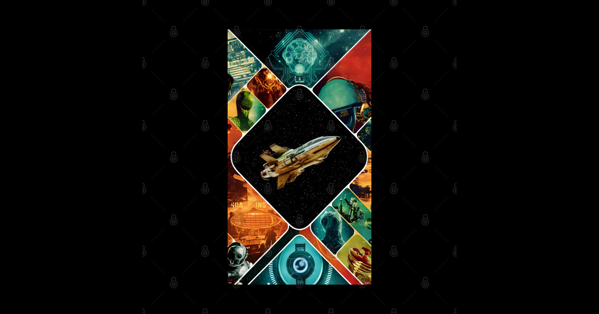 Retro sci fi rocket ship - Retro Rocket - Sticker | TeePublic