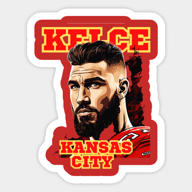 Travis Kelce Kansas City Design - Kelce Kansas City Design Artwork ...