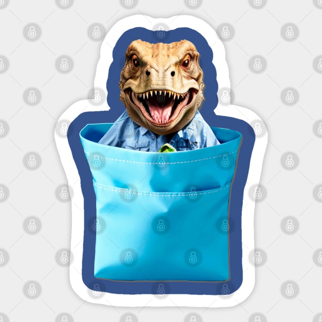 Bag Tyranno Saurus Rex T-Rex Trex Dino Shirt Shirt Pocket - Starting ...