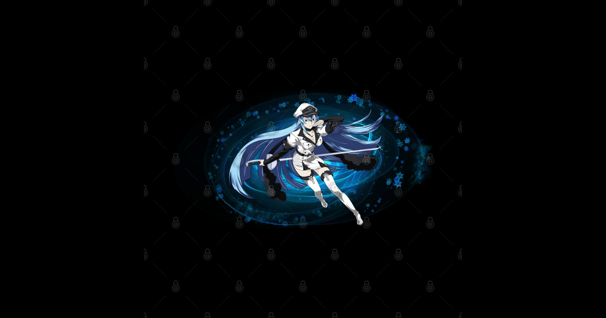 Esdeath - Akame Ga Kill - Esdeath - Sticker | TeePublic