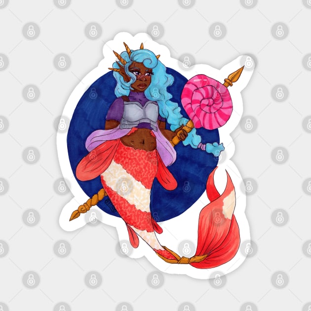 candy warrior - Mermaid - Magnet | TeePublic