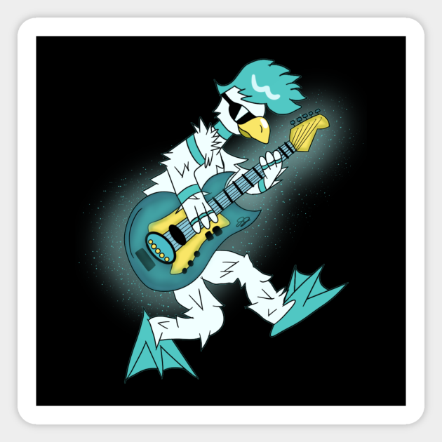Punk Rock Duck - Cool Gift - Sticker | TeePublic