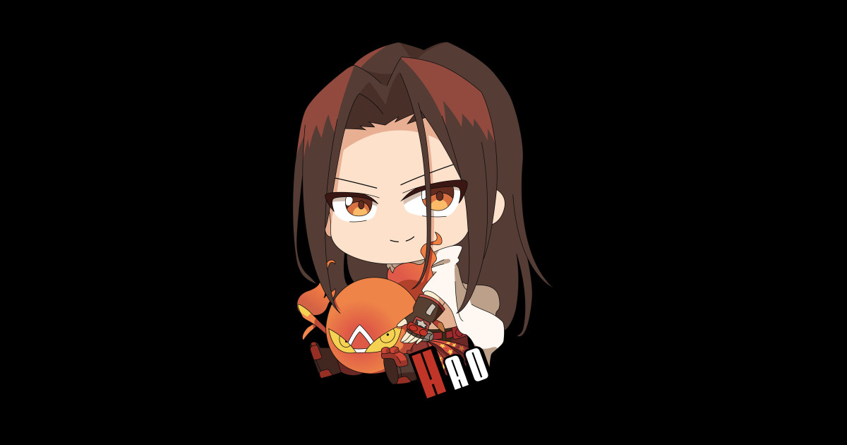 Chibi Asakura Hao With His Spirit of Fire - Shaman King - Sticker ...
