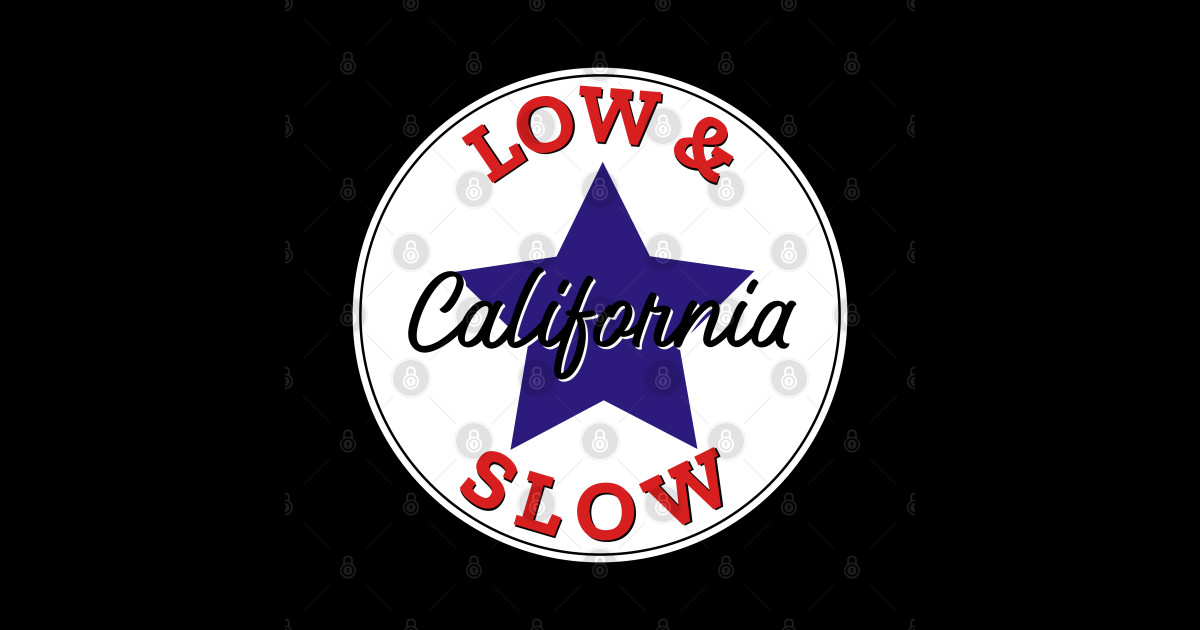 Low and Slow lowrider design - Lowrider - Sticker | TeePublic