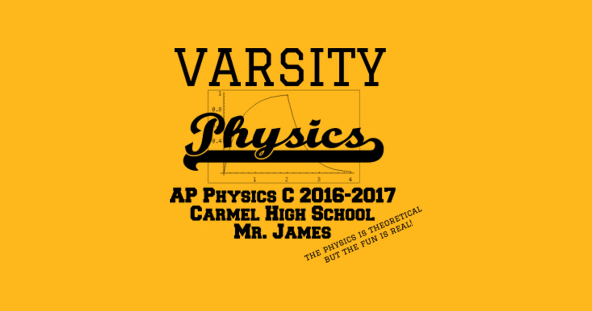 Varsity Physics - Physics - T-Shirt | TeePublic
