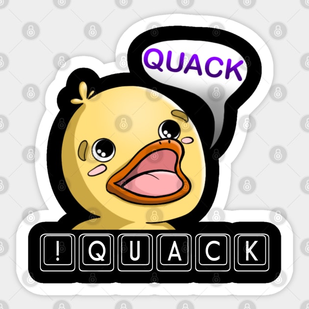 !Quack, Baby Duck, Quackers, Twitch Streamer Emote - Gaming Apparel ...