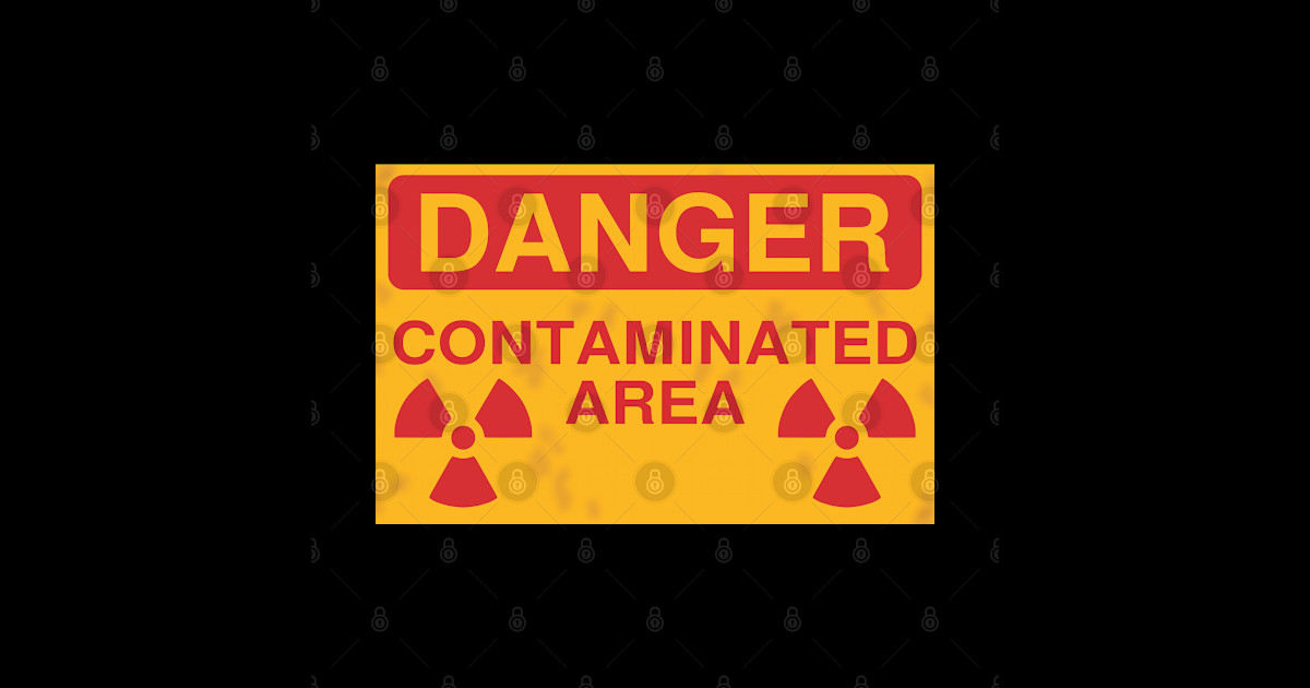 Half-Life 2 Danger Contaminated Area Sign - Half Life 2 - Sticker ...