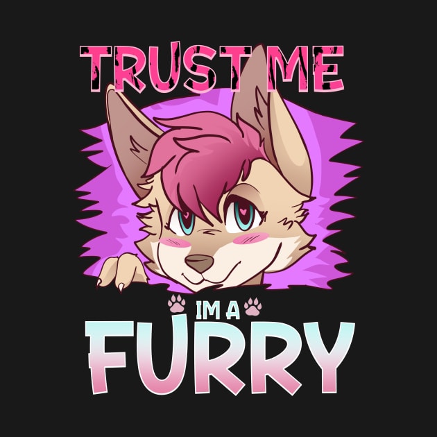 Trust me I'm a Furry I Furries Cosplay Fandom - Furry - T-Shirt | TeePublic