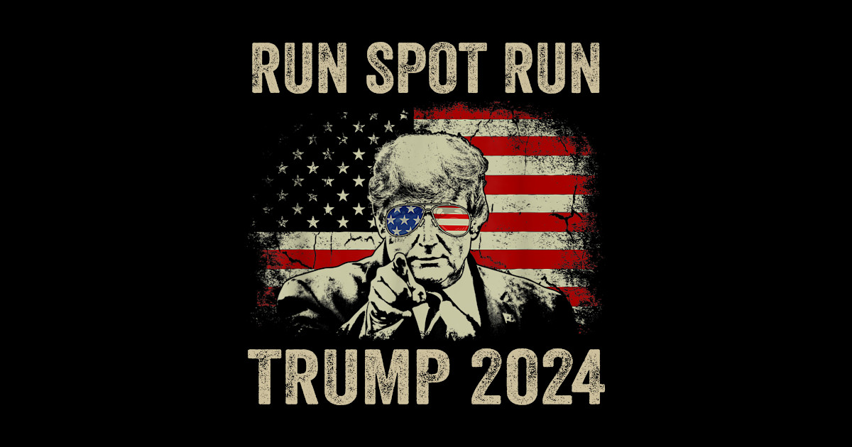 RUN SPOT, RUN! Funny Donald Trump Debate Quote 2024 Kamala - Run Spot ...
