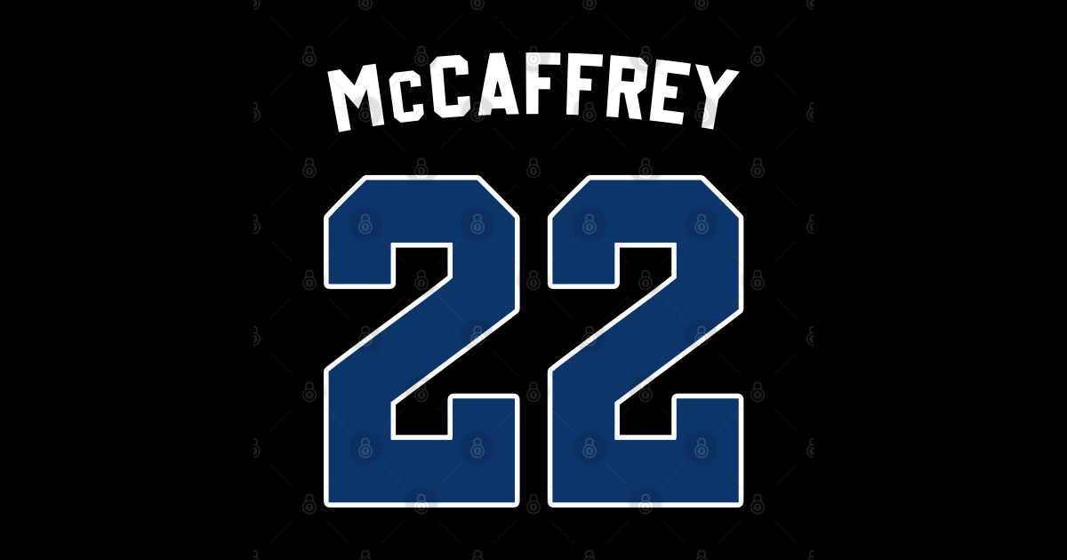 Christian McCaffrey Back - Christian Mccaffrey - Sticker | TeePublic