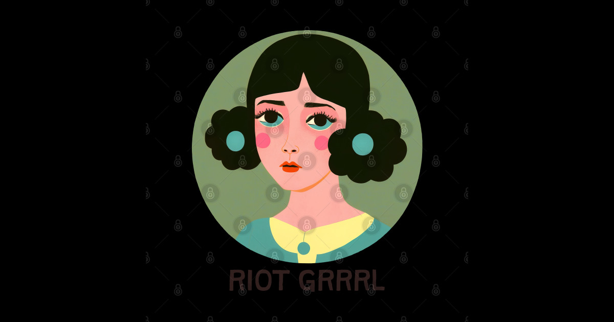 Riot Grrrl •• Original Fan Tribute Design - Riot Grrrl - Sticker ...
