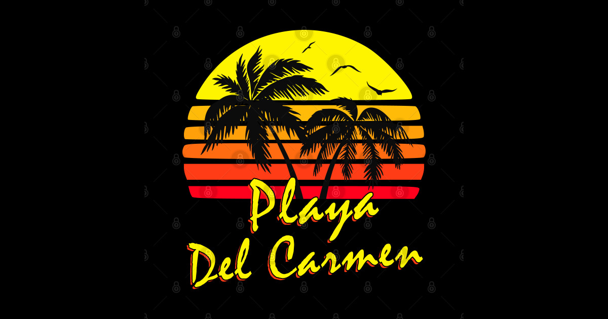 Playa Del Carmen - Playa Del Carmen - Sticker | TeePublic