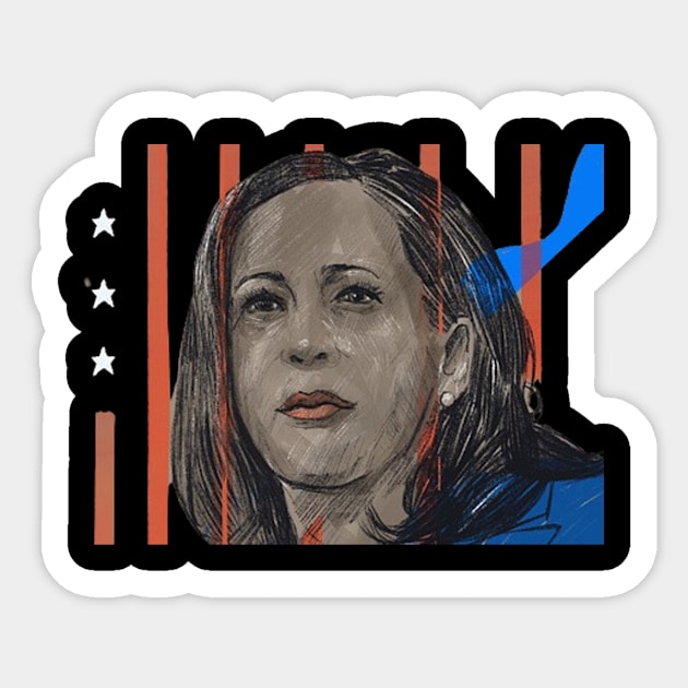 Kamala-Harris-2024 - Kamala Harris - Sticker | TeePublic