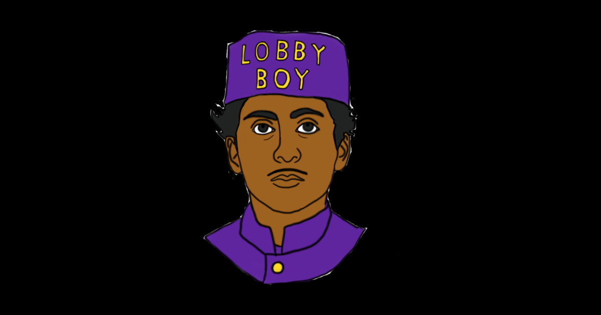 Lobby Boy - Wes Anderson - Sticker | TeePublic