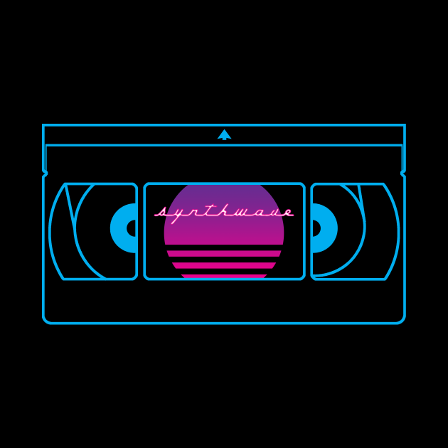 Synthwave VHS - Synthwave - Tapestry | TeePublic