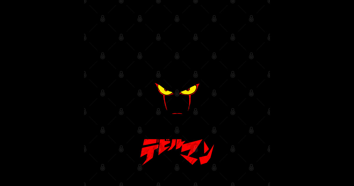 002 Devilman Head new - Devilman - Posters and Art Prints | TeePublic