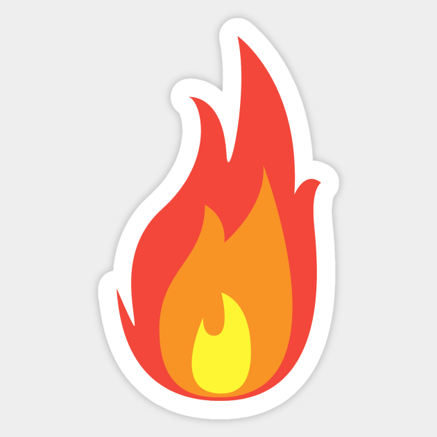Flame, Fire, Fuego, Holy Fire, Holy Spirit, - Fire - Sticker | TeePublic