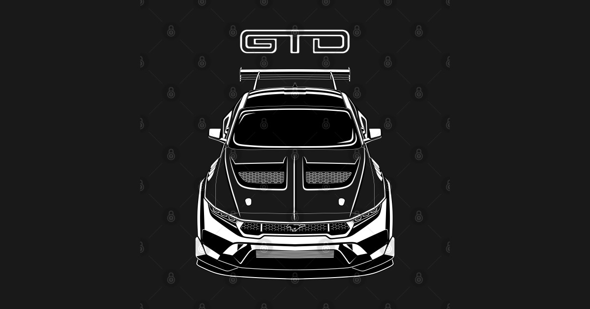 Mustang GTD 2025 - Mustang Gtd - T-Shirt | TeePublic