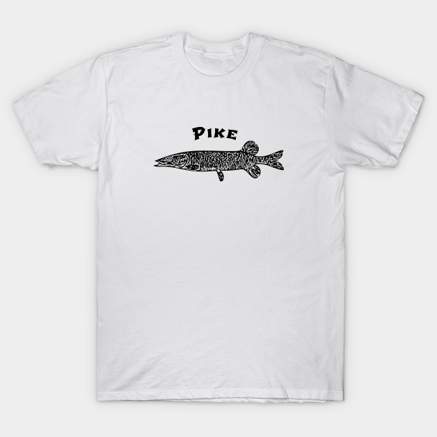 Pike Sport Fishing Design - Pike - T-Shirt | TeePublic