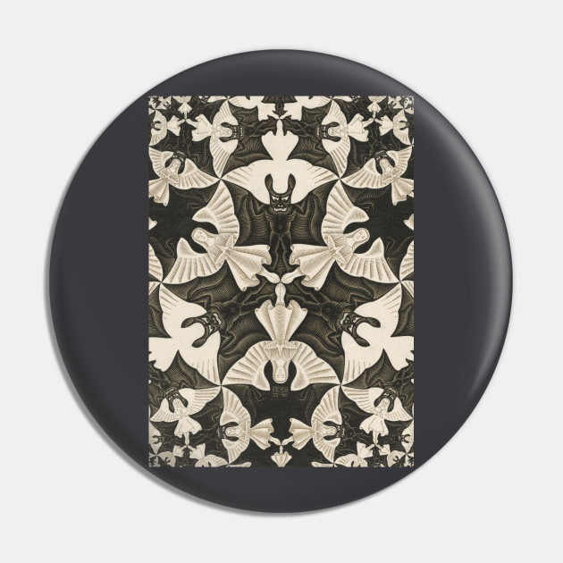 Escher - Circle limit IV (heaven and hell) - Escher - Kołek | TeePublic PL Escher - Circle limit IV (heaven and hell) - Escher - Kołek | TeePublic PL