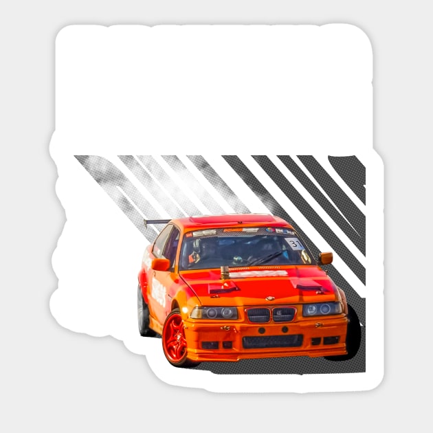 Drifting Car Design - Drifting - Sticker | TeePublic