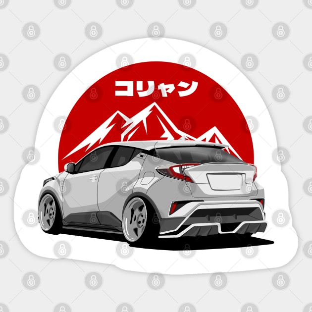 Toyota C-hr Stance - Toyota Chr - Sticker | TeePublic