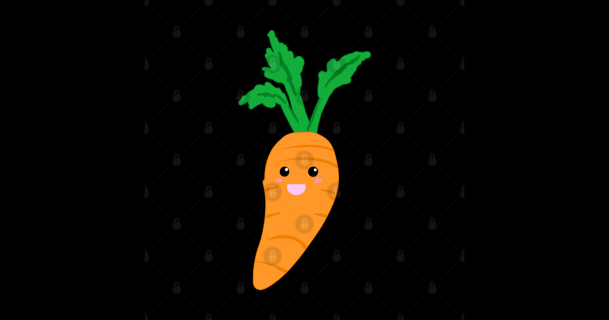 Chibi Carrot - Chibi Carrot - Sticker | TeePublic
