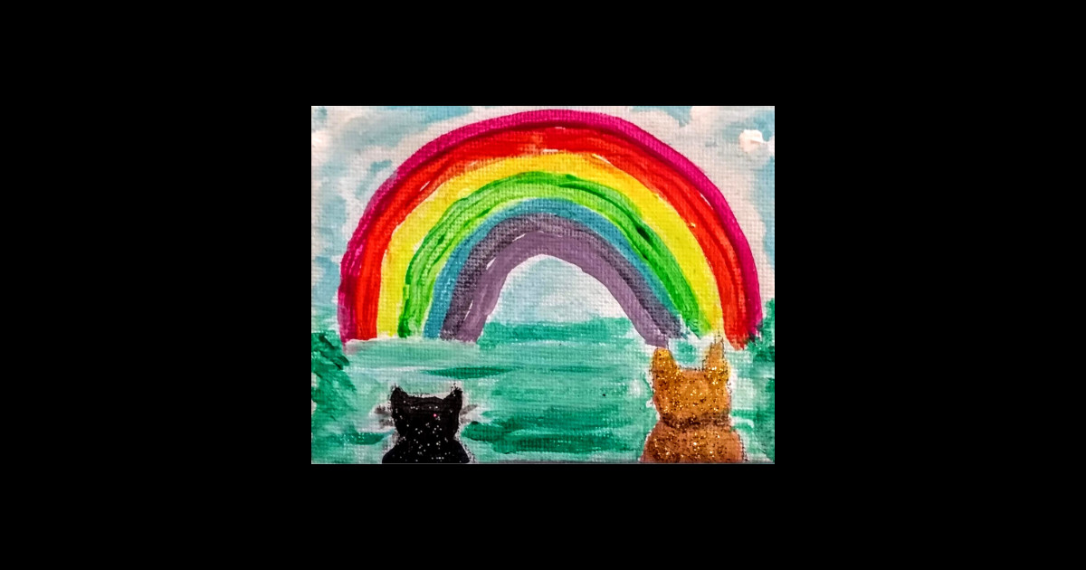 Bruce and Fluffy, "Somewhere over the rainbow"! - Bruce The Dog ...