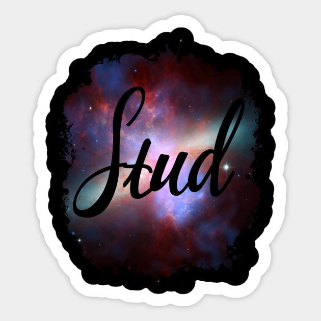 Stud Funny 80's Design - 80 Retro Slogan - Sticker | TeePublic