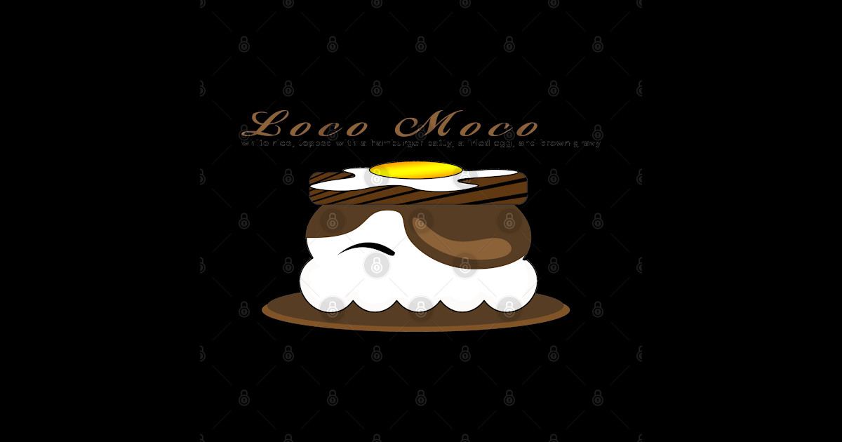 loco moco - Loco Moco - Sticker | TeePublic