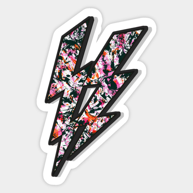 Graffiti Lightning - Lightning Bolt Graffiti - Sticker | TeePublic