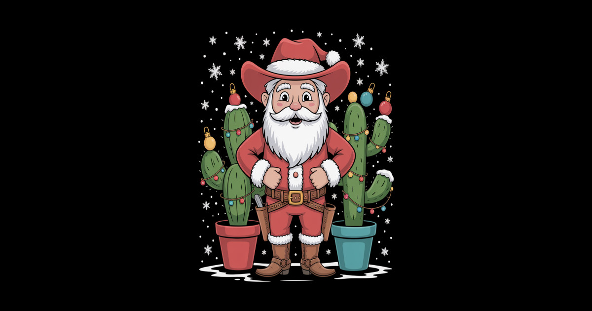 Christmas Western Cowboy Santa - Christmas Western Cowboy Santa ...