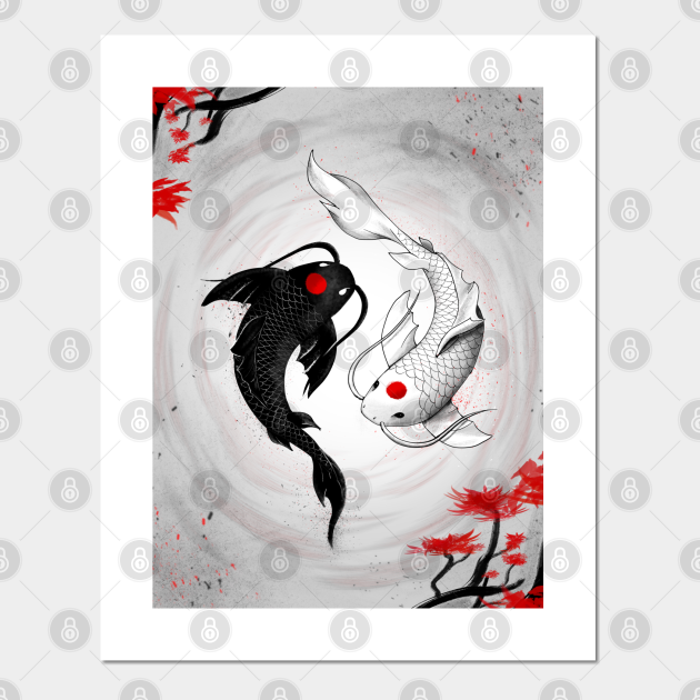 Japanese Koi Fish - Koi Fish - Posters and Art Prints | TeePublic