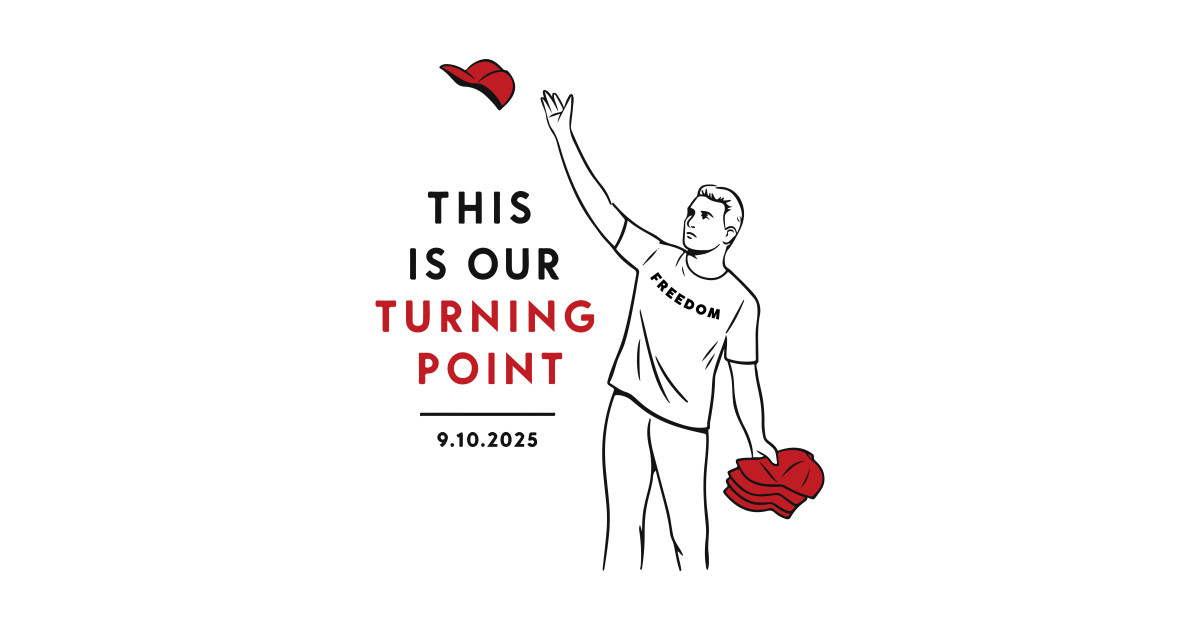 Charlie Kirk, This Is The Turning Point Quote, Political Statement ...