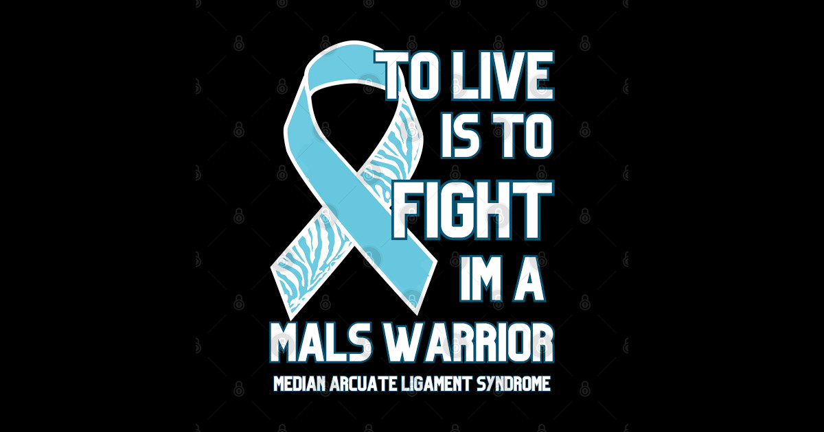 To Live Is to Fight (Ribbon) - Mals - Sticker | TeePublic