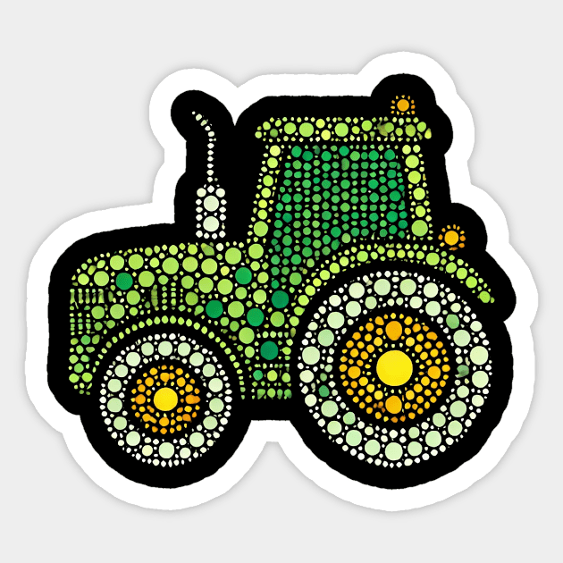 Happy Dot Day Cute Dot Tractor For Kids Man Woman - Happy Dot Day ...