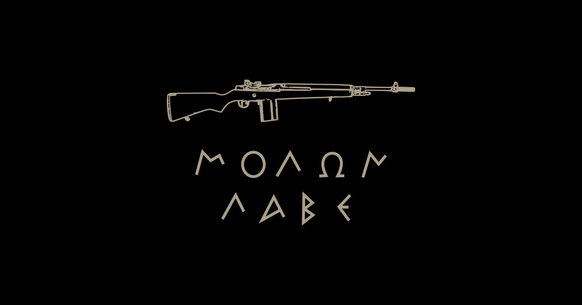 M14 Molon Labe - M14 Rifle - Sticker | TeePublic
