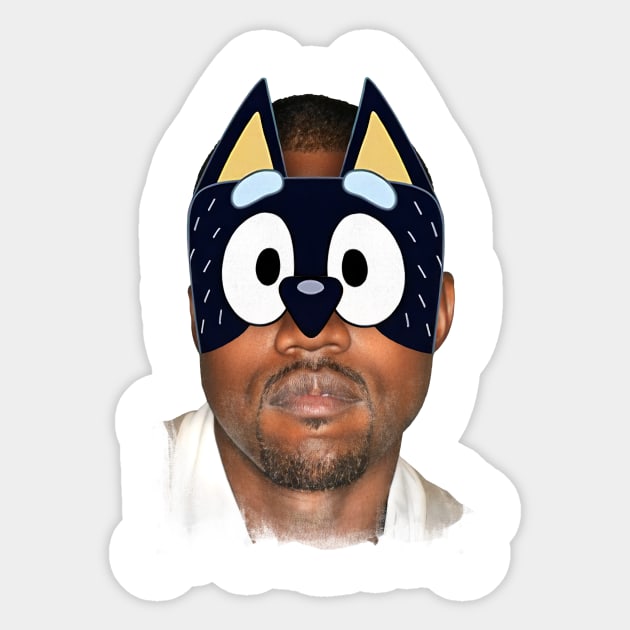 Bluey Hip Hop Rapper - Bluey Hip Hop - Sticker | TeePublic