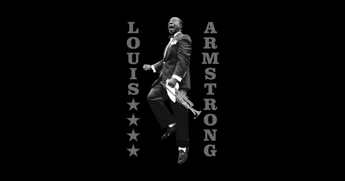 Louis Armstrong - Louis Armstrong - Sticker | TeePublic