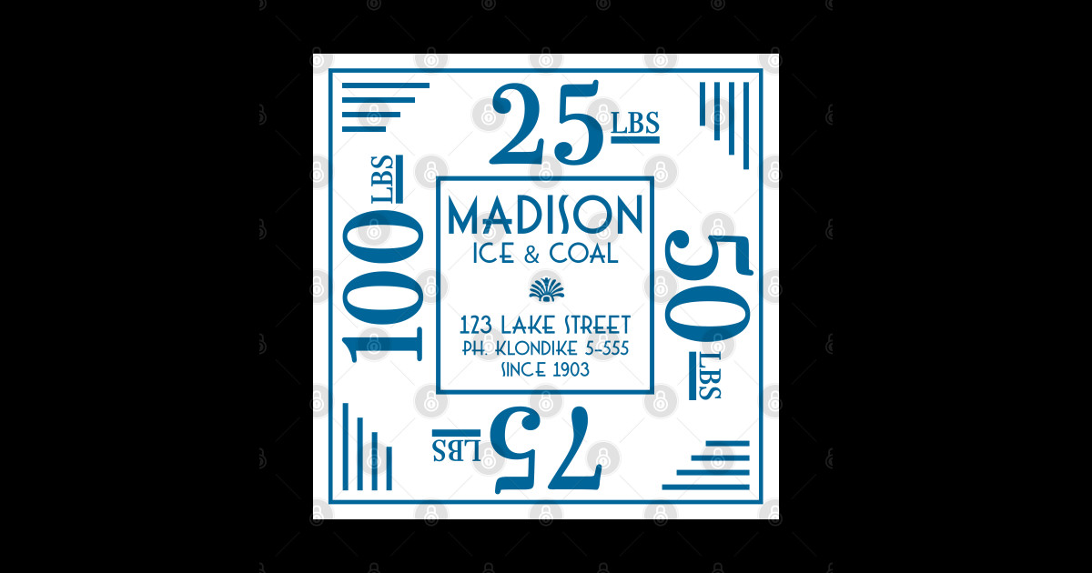 Madison Ice & Coal - Madison - Sticker | TeePublic