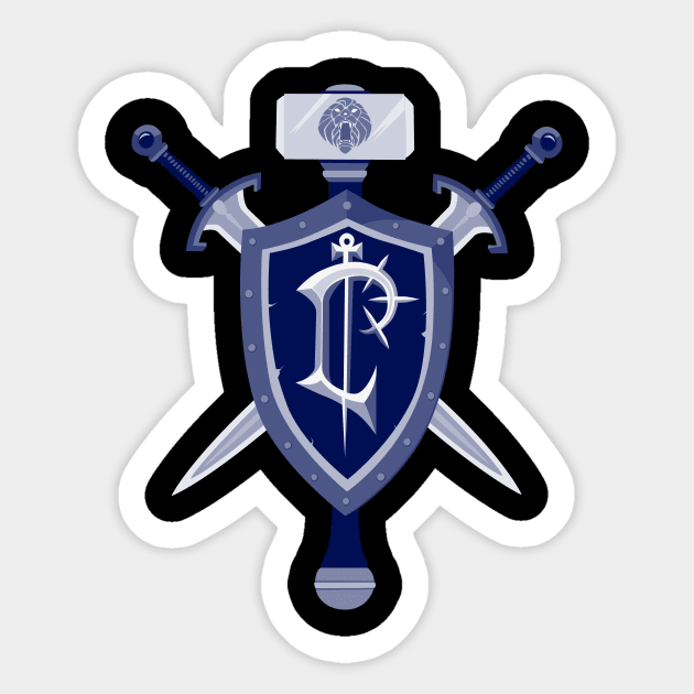 Minimalist Stormwind Crest - Stormwind City - Sticker | TeePublic