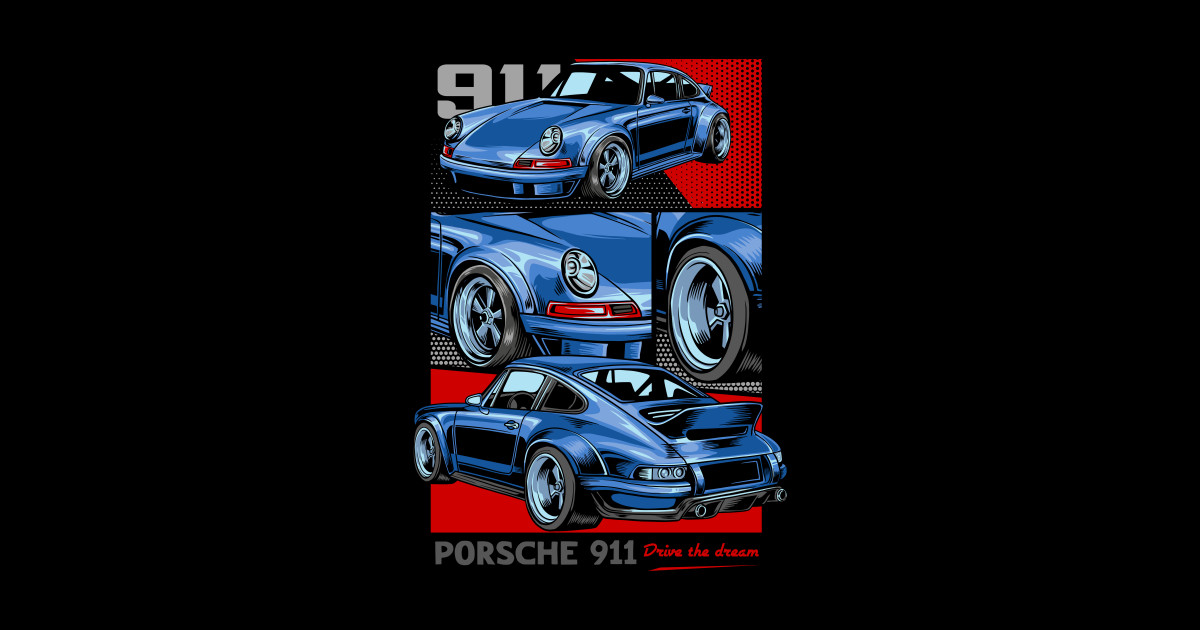Drive The Dream - Porsche - Sticker | TeePublic