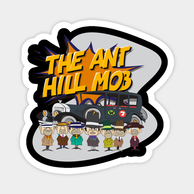 The Ant Hill Mob - Wacky Races - Magnet | TeePublic