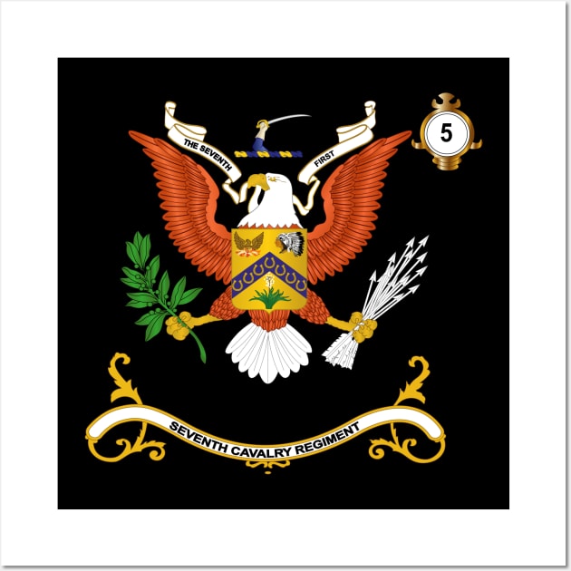 Regimental Colors - 5th Battalion, 7th Cavalry Regiment - SEVENTH FIRST ...