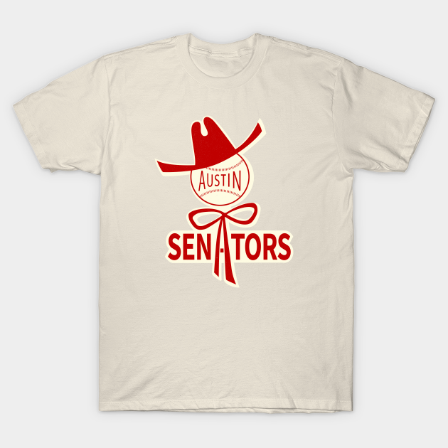 Defunct Austin Senators Baseball 1962 - Austin Texas - T-Shirt | TeePublic