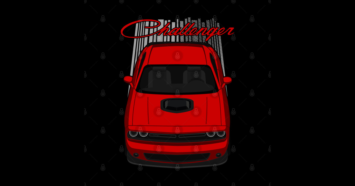 Challenger RT Shaker - Red - Red Shaker - Sticker | TeePublic