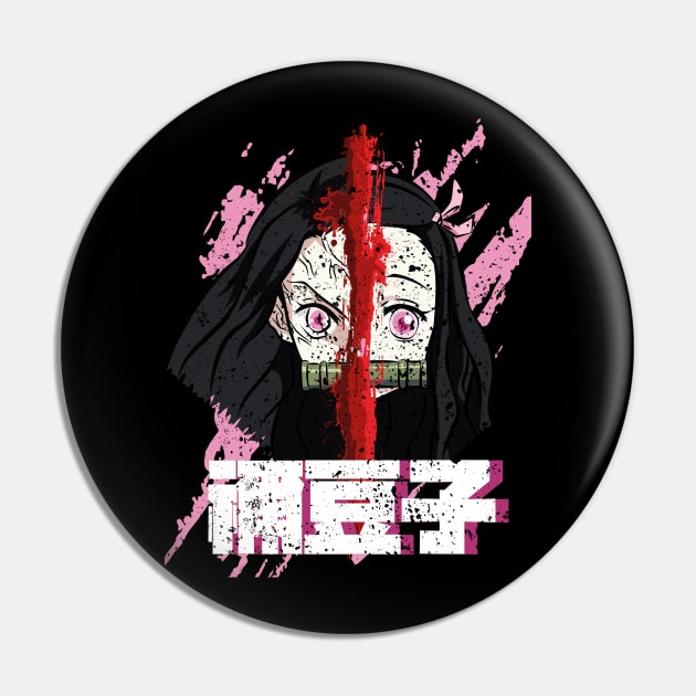 DEMON SLAYER 2: NEZUKO HALF HUMAN HALF DEMON (GRUNGE STYLE) - Demon ...