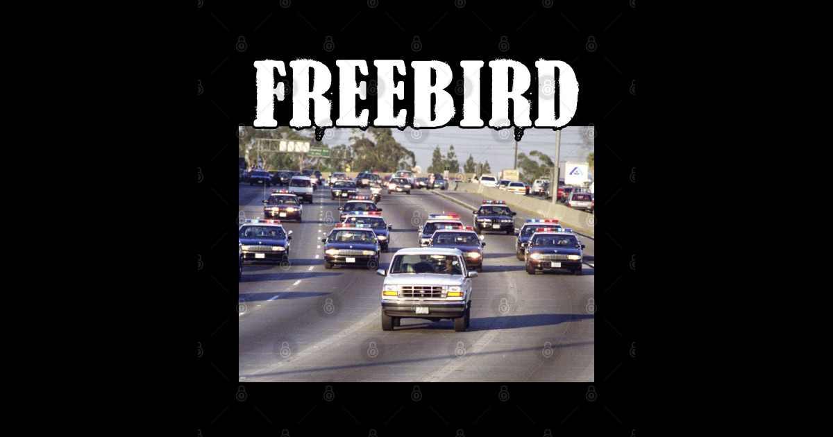 FREEBIRD - Oj Simpson - Sticker | TeePublic